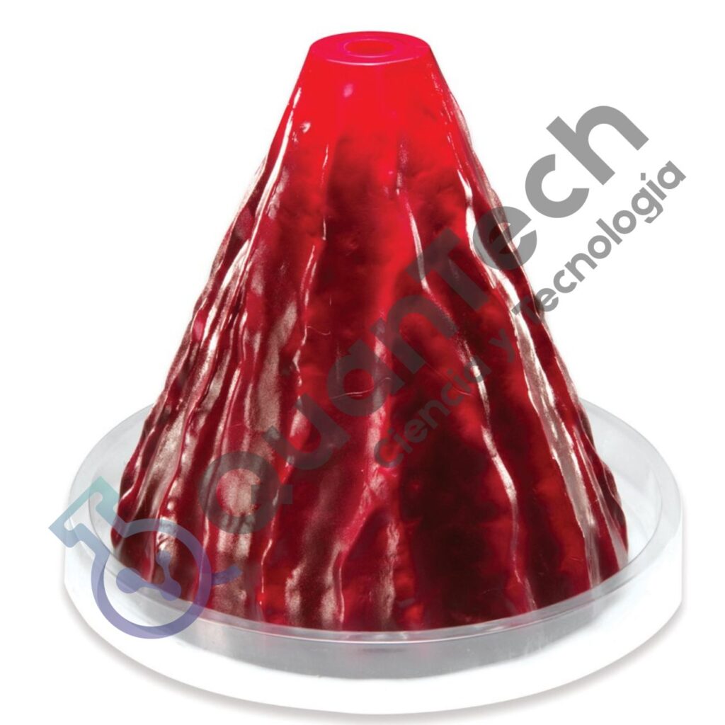 MODELO DIDACTICO DE VOLCAN EN ERUPCION – Quantech