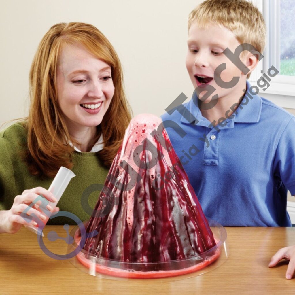 MODELO DIDACTICO DE VOLCAN EN ERUPCION – Quantech