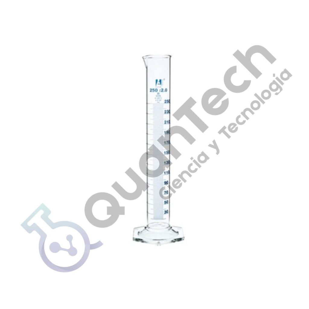 PROBETA DE VIDRIO 250 ML GRADUADA – Quantech