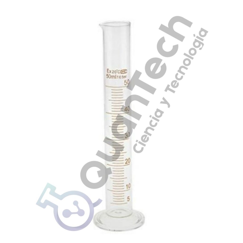 PROBETA DE VIDRIO 50 ML GRADUADA – Quantech