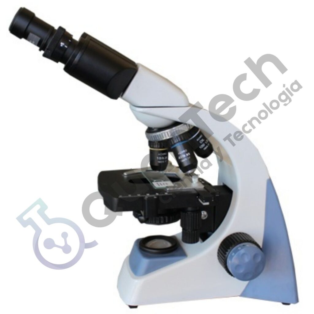 MICROSCOPIO MONOCULAR PROFESIONAL 1000 X 4 OBJETIVOS – Quantech