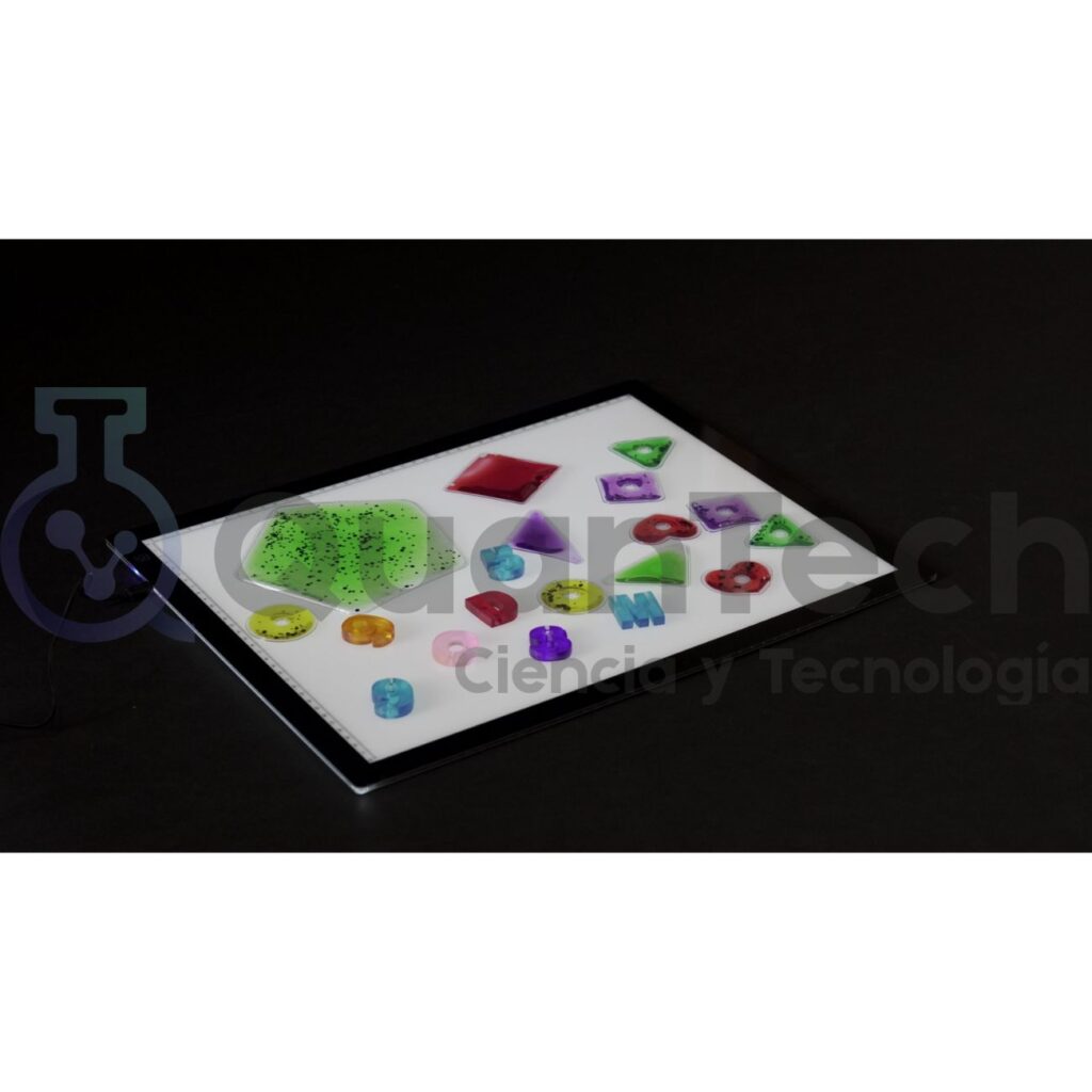 PLACA DE LUZ LED – JUEGO SENSORIAL 46x65cm – Quantech
