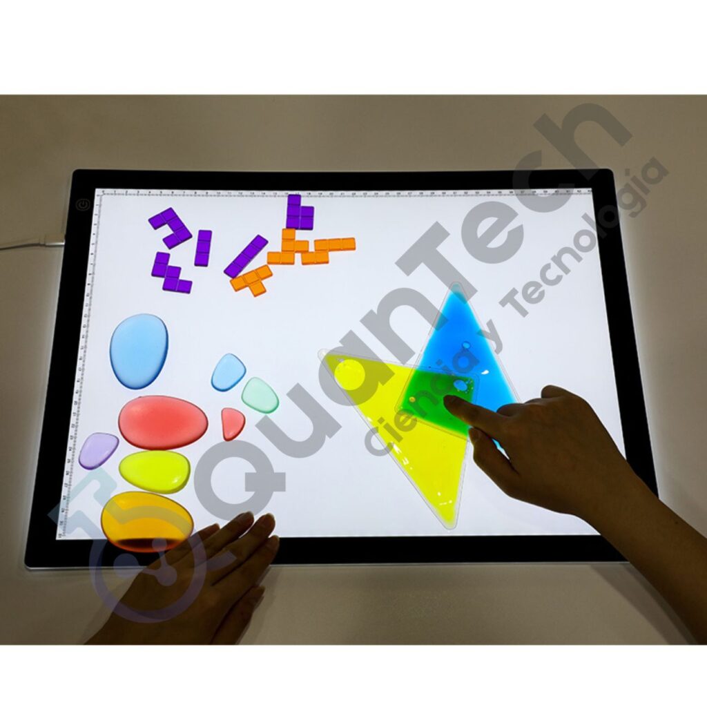 PLACA DE LUZ LED – JUEGO SENSORIAL 46x65cm – Quantech