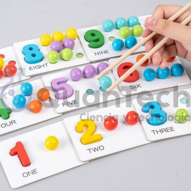 JUEGO MONTESSORI “RECONOCE NUMEROS” – Quantech