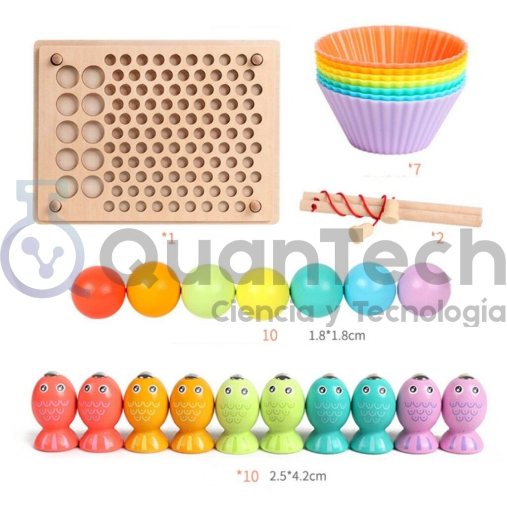 JUEGO DE CLASIFICACION Y MOTRICIDAD FINA – Quantech