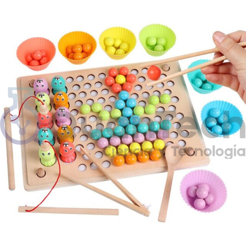 JUEGO DE CLASIFICACION Y MOTRICIDAD FINA – Quantech