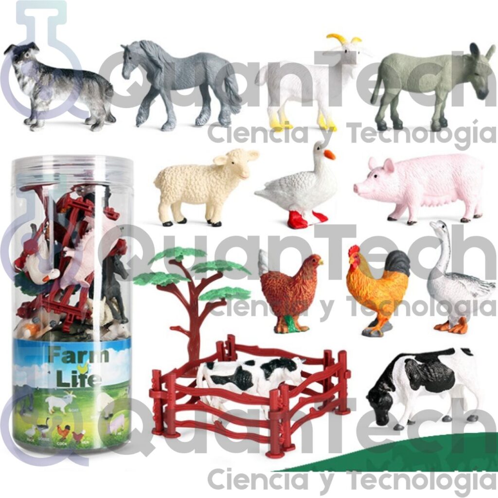 ANIMALES DE LA GRANJA 12PCS – Quantech