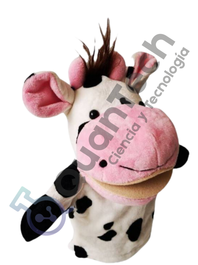 SET DE 6 TITERES DE MANO ANIMALES DE LA GRANJA 25CM – Quantech